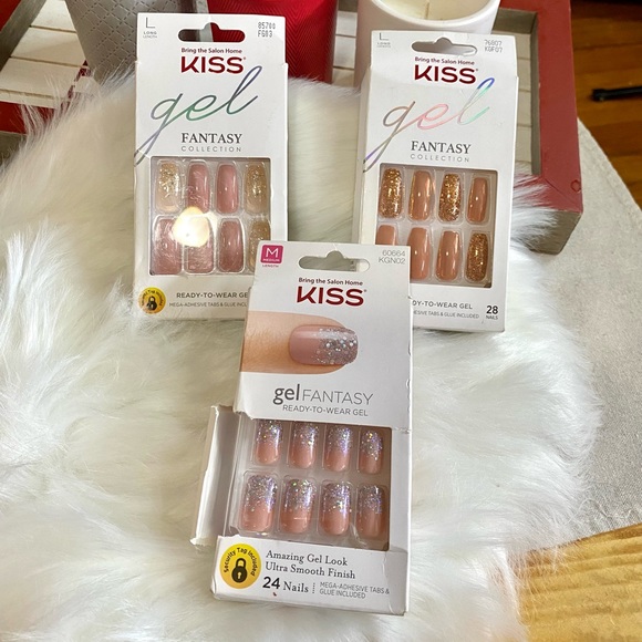 Kiss | Makeup | Kiss Nail Manicure Bundle Of 3 | Poshmark